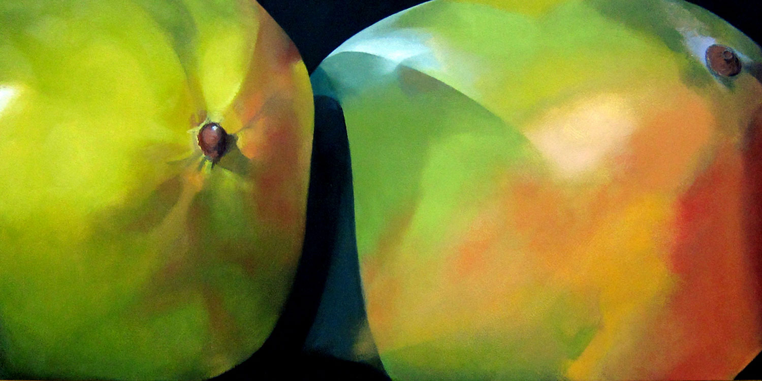 Double-Mango_Oil-on-Canvas_24x48in | ArtSpace Virginia Miller Galleries