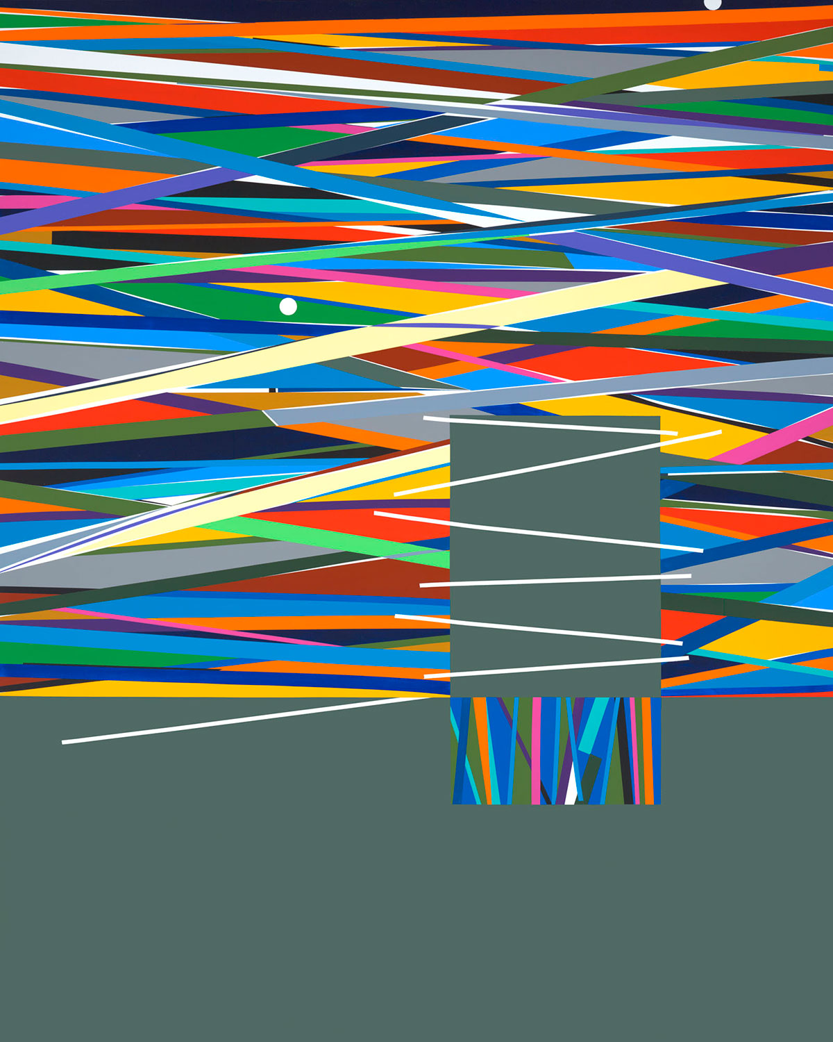 Israel Guevara, Color Conversation, 2012, Acrylic on Canvas, UF 60 x 48 ...