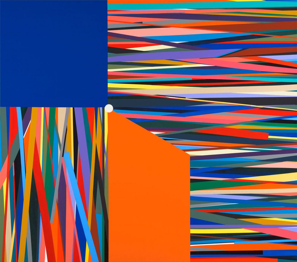 Israel Guevara, Geometric Expression, 2016, Acrylic on canvas, 32 x 36 ...